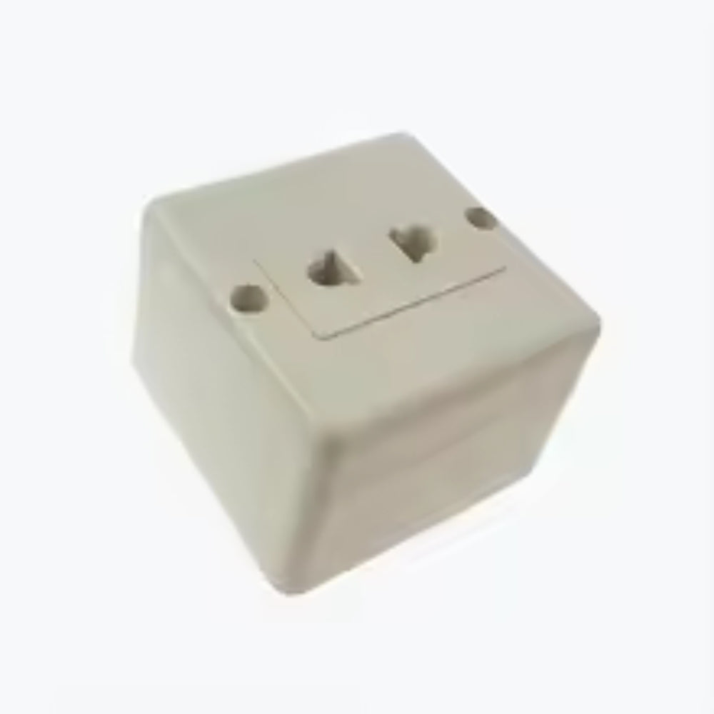 Surface Type 1 Gang Wall Socket 1 Gang 2 Pin Socket US 2 Pin Wall Sock ...