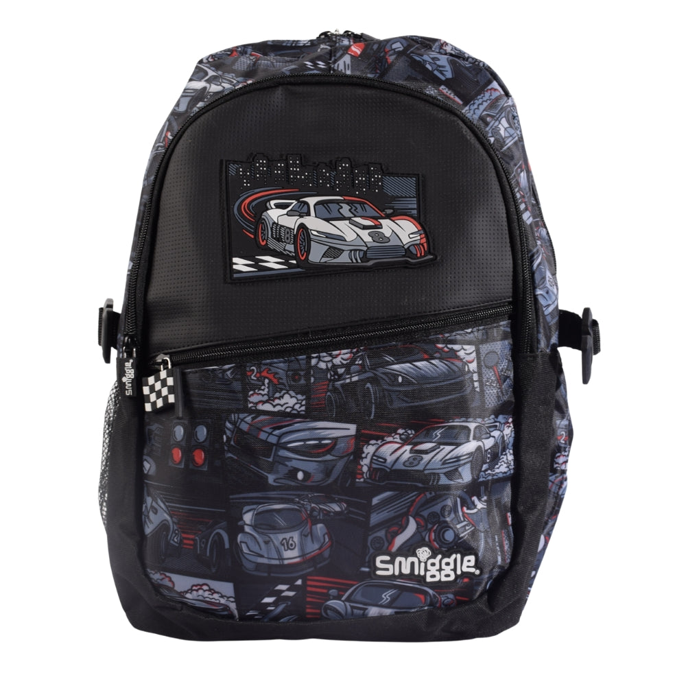 Smiggle Racing Car Print Backpack – My Store