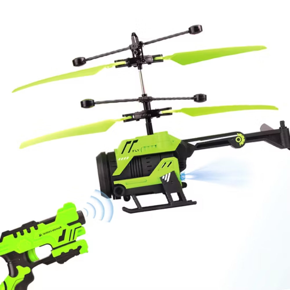 Gun-Shaped Shooting Sensor Remote Control Airplane Induction Helicopte ...