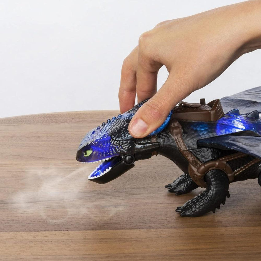 Dreamworks Dragons, Giant Fire Breathing Toothless Action Figure, 20-i ...