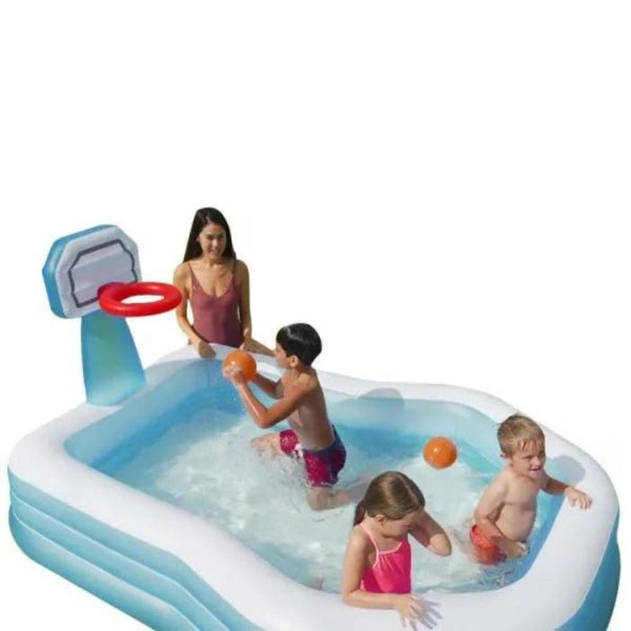 Intex #57183NP Swim Center Shooting Hoops Family Pool – My Store