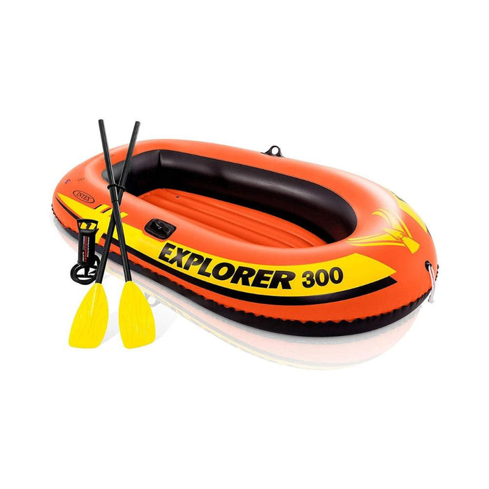 Intex #58332NP Pool Explorer 300 Boat Set With Pump 2.11x1.17x0.41M ...