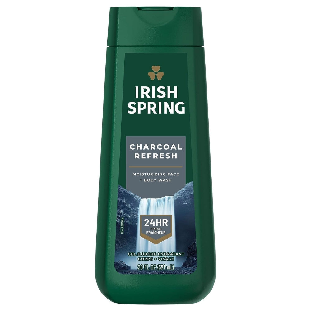 Irish Spring Charcoal Refresh Face And Body Wash For Men – My Store