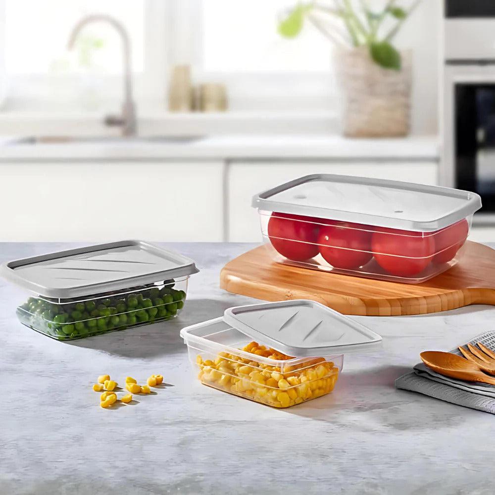 Merwy Plastic Food Storage Box, 3 Pcs – My Store