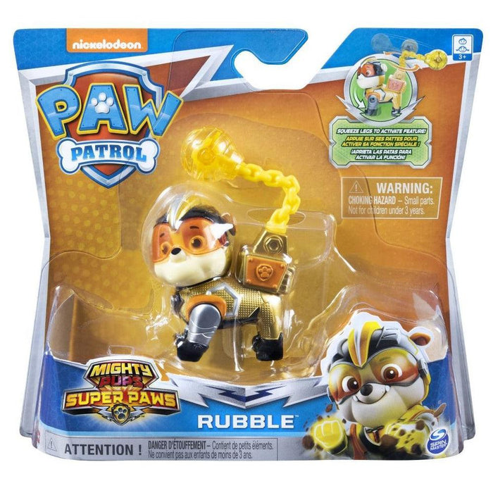Paw Patrol - Mighty Pups Super Paws Rubble – My Store
