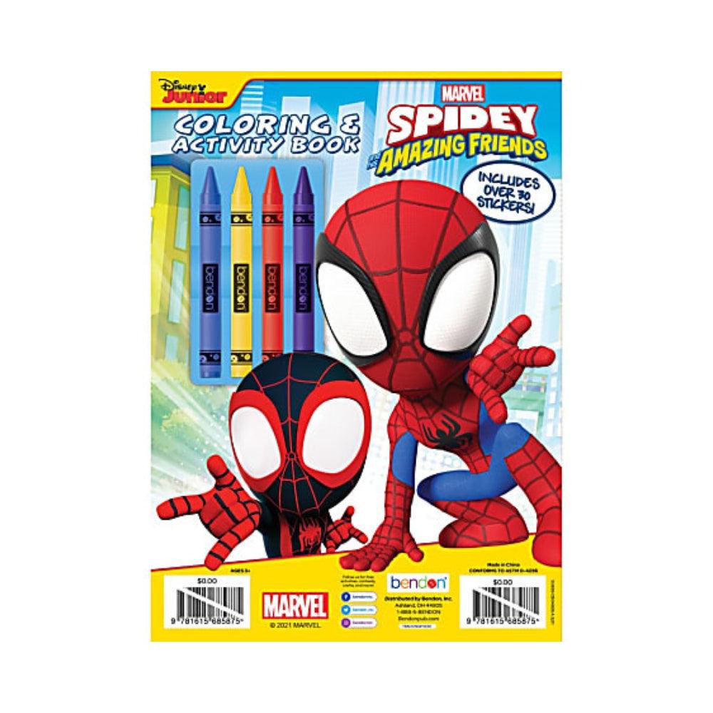 Spidey And His Amazing Friends - Colouring And Activity Book With Cray ...